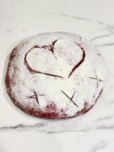 Pink Sourdough Bread - The Perfect Valentine's Loaf